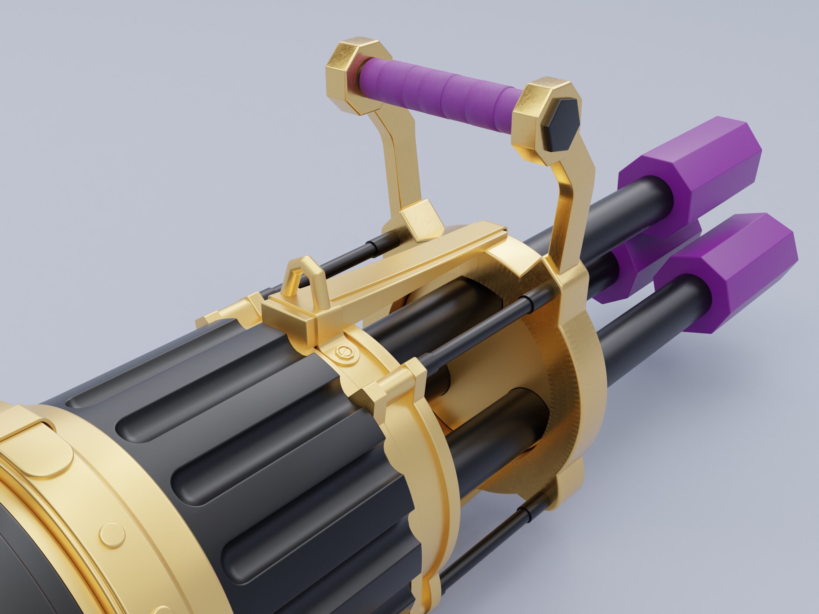 Jinx's Machine Gun pow Pow Arcane / League - Etsy Australia