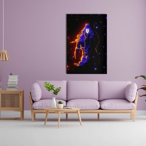 Shri Ram Painting Lord Ram Wall Art Created Digitally and Printed on ...