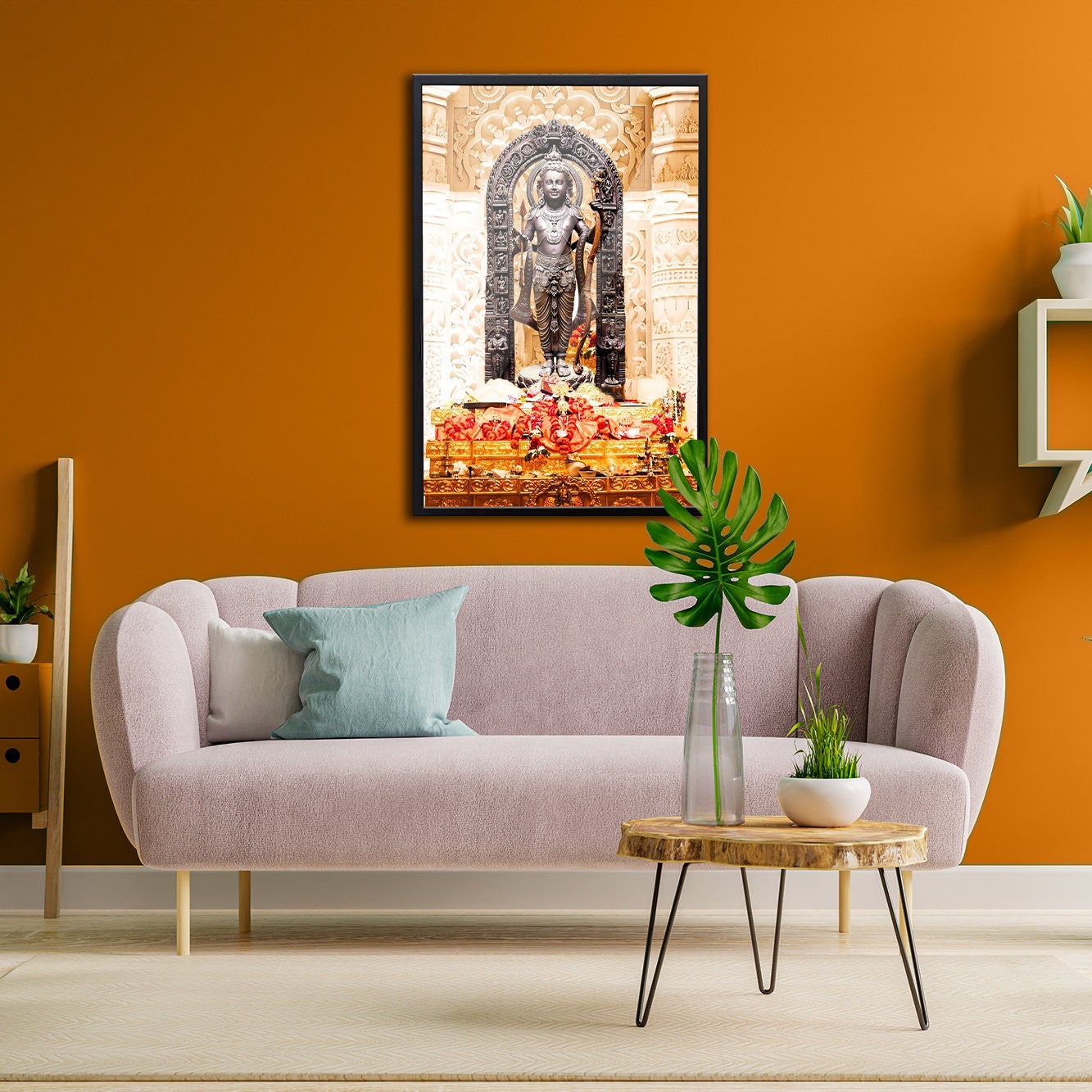 Ram Lalla Framed Wall Art gift for Ram Devotee Framed Wall Art From ...