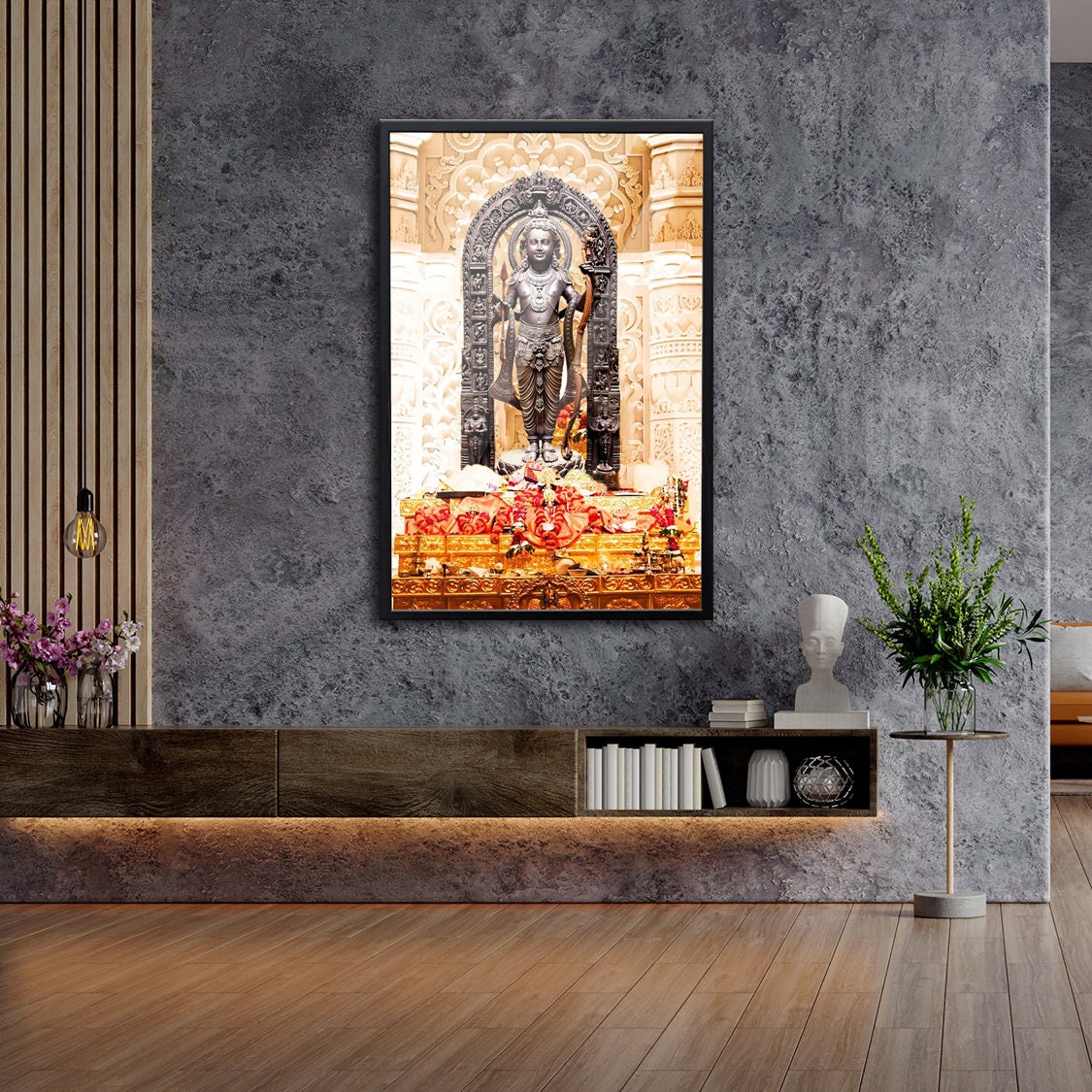 Ram Lalla Framed Wall Art gift for Ram Devotee Framed Wall Art From ...