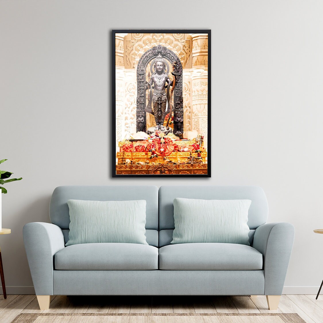 Ram Lalla Framed Wall Art gift for Ram Devotee Framed Wall Art From ...