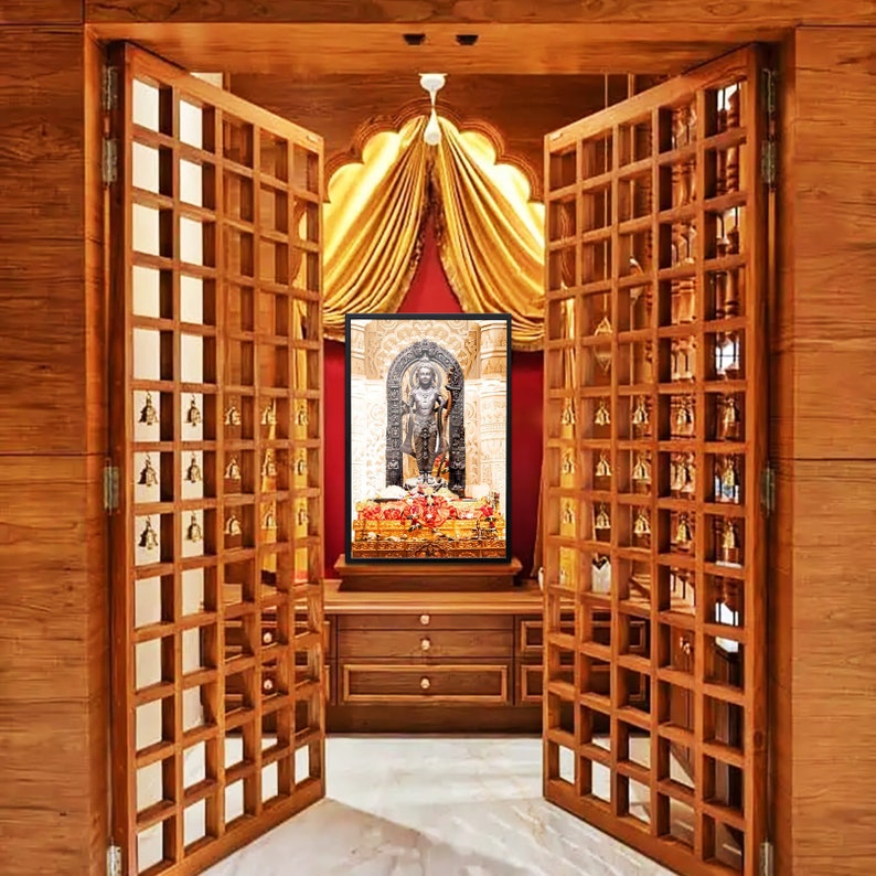 Ram Lalla Framed Wall Art gift for Ram Devotee Framed Wall Art From ...