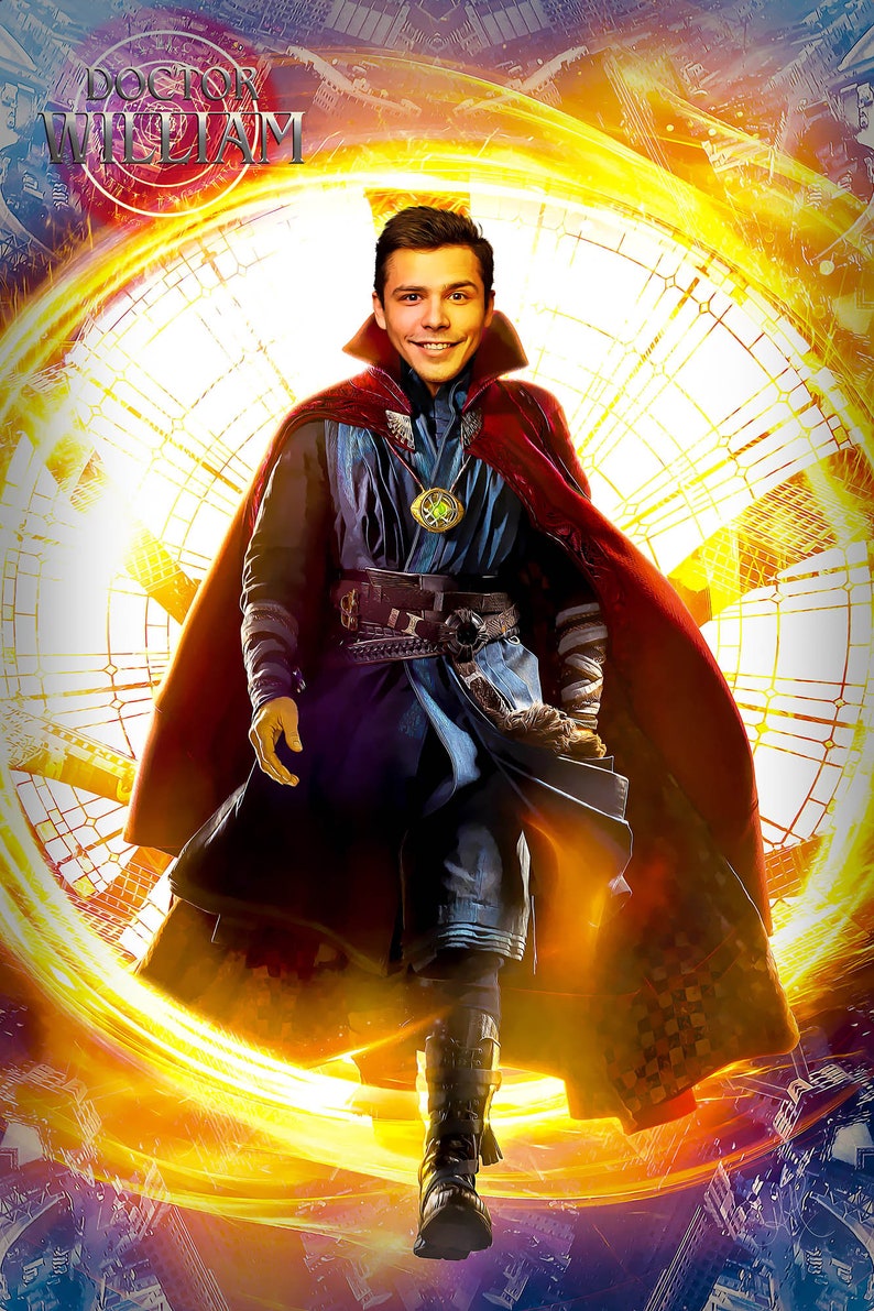 Superhero Portrait From Your Photo, Custom Family Superhero Portrait ...