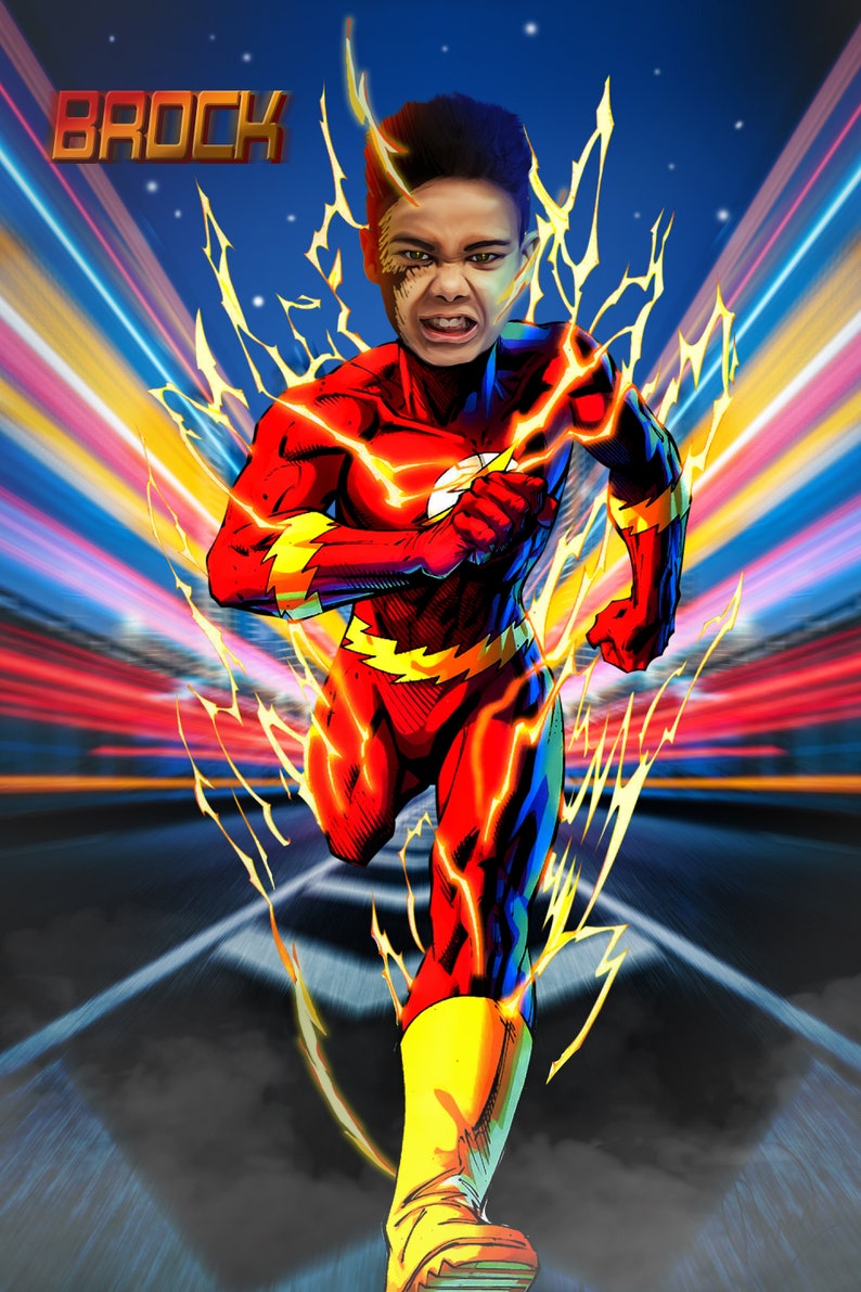 Superhero Portrait From Your Photo, Custom Family Superhero Portrait ...