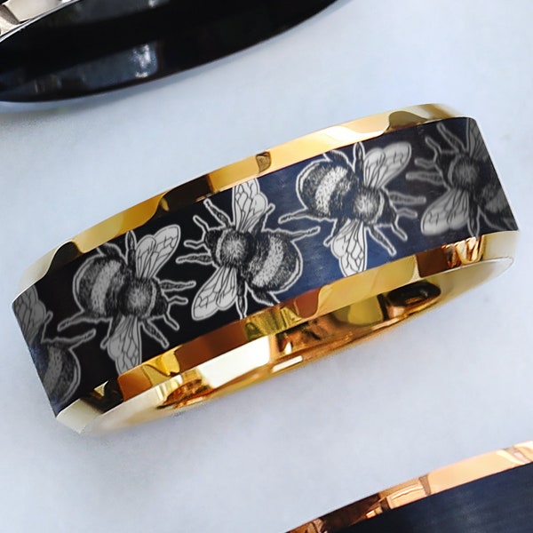 Bumble Bee Ring - Etsy