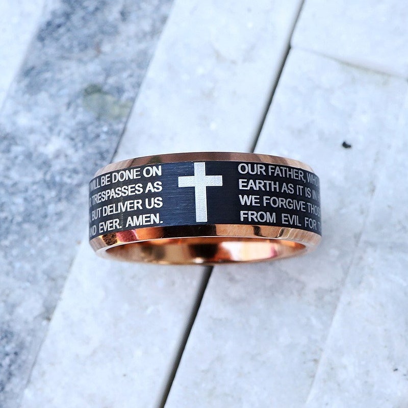 Cross Rotating Ring - Etsy