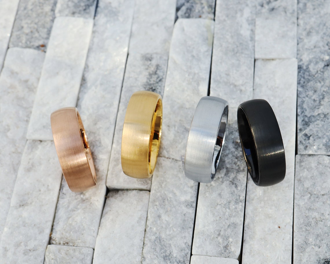 Actual Real Fingerprint Engraved Domed Rounded Pipe Cut - Etsy