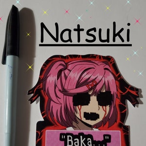 Doki Doki Literature Club Stickers/die Cut/matte - Etsy