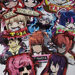 Doki Doki Literature Club Stickers/die Cut/matte - Etsy