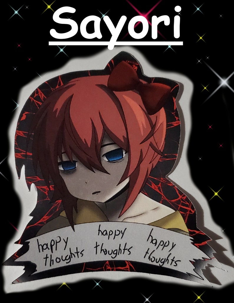 Doki Doki Literature Club Stickers/die Cut/matte - Etsy