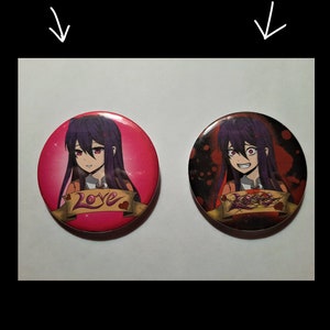 DDLC (doki Doki Literature Club) Buttons/pins - Etsy