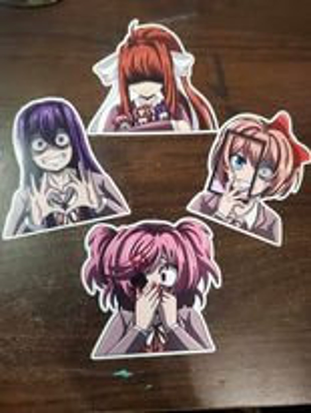 DDLC (doki Doki Literature Club) Stickers/die Cut/vinyl/weatherproof - Etsy