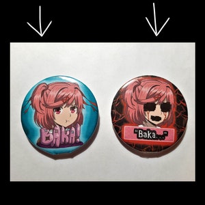 DDLC (doki Doki Literature Club) Buttons/pins - Etsy