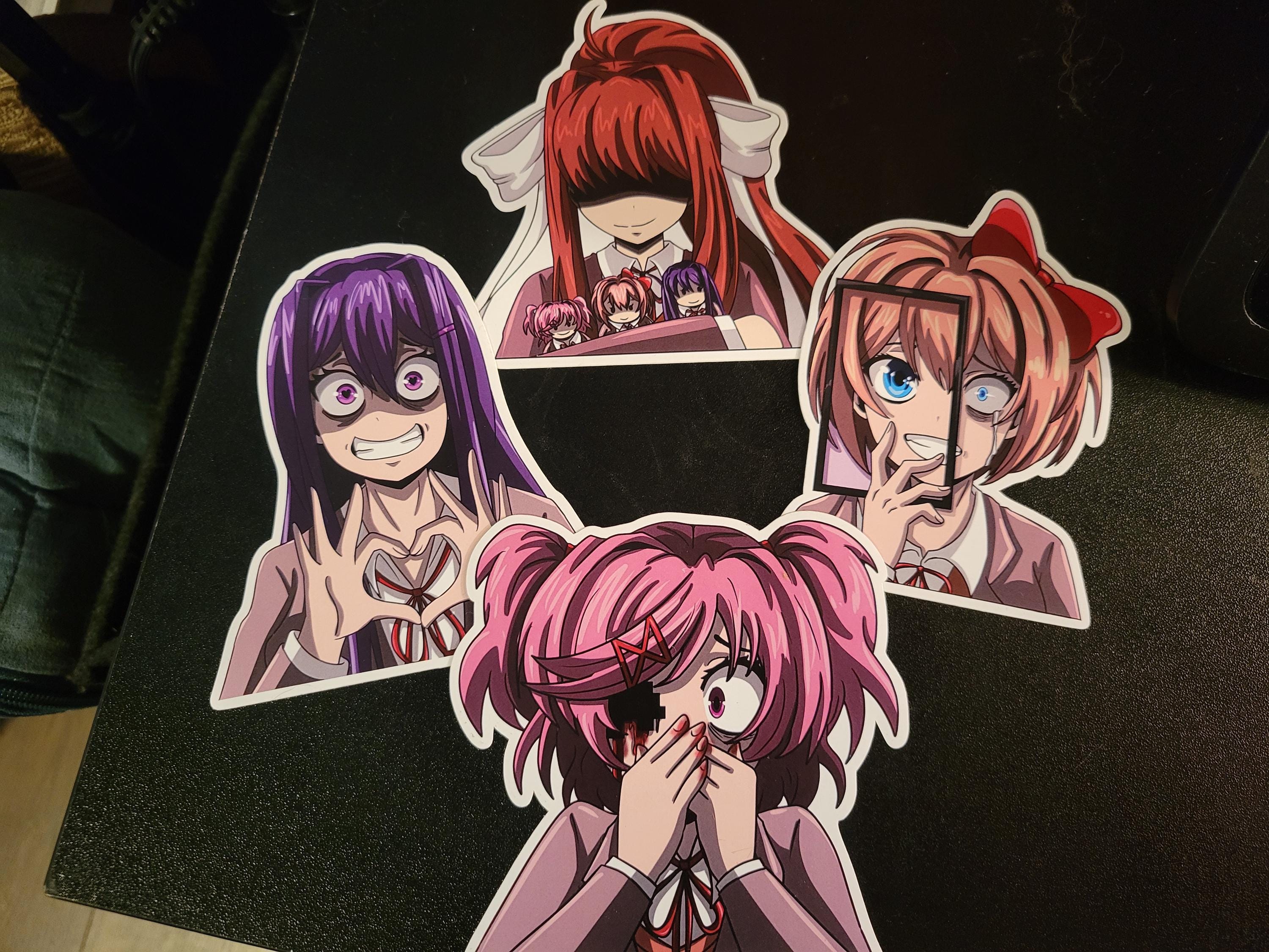 DDLC (doki Doki Literature Club) Stickers/die Cut/vinyl/weatherproof - Etsy