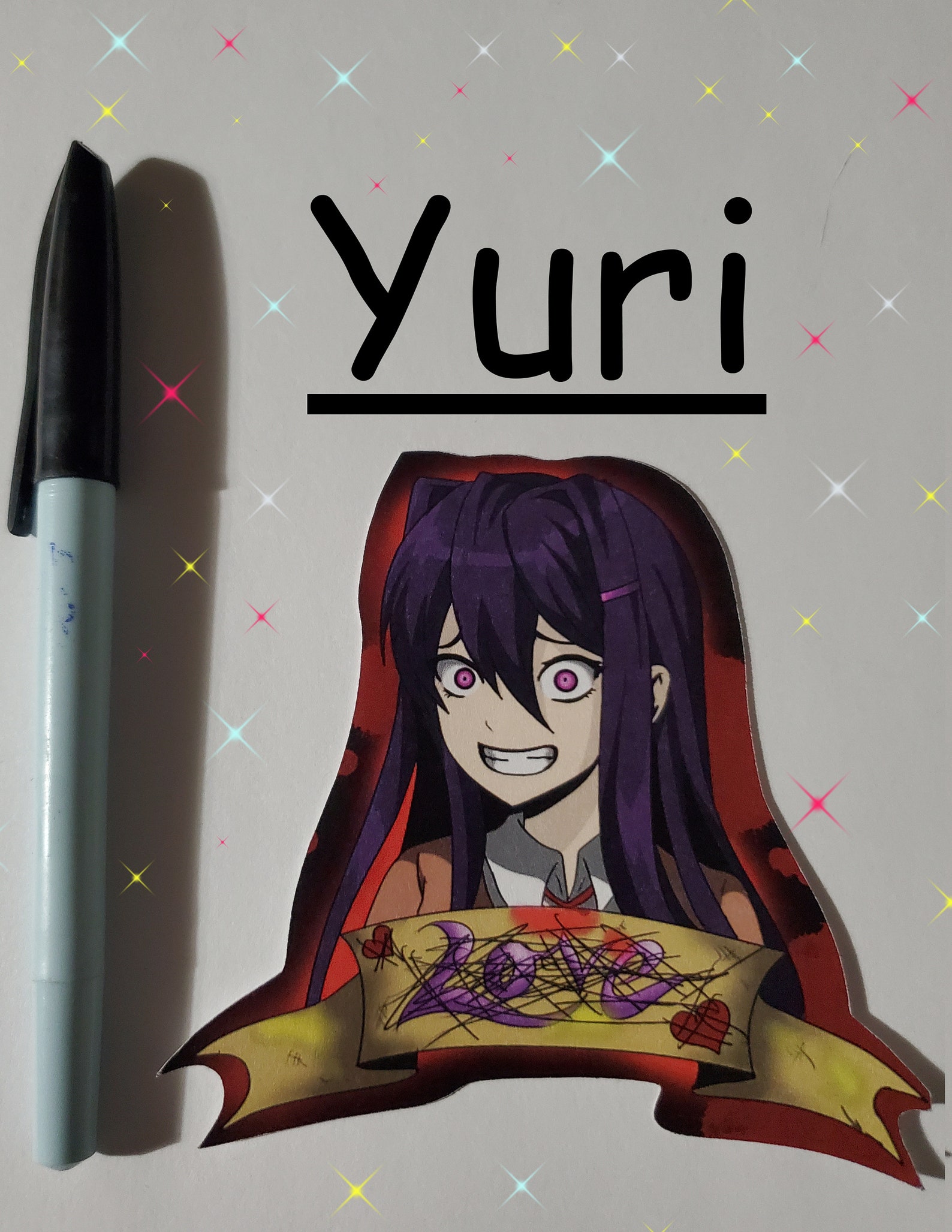 Doki Doki Literature Club Stickers/die Cut/matte - Etsy