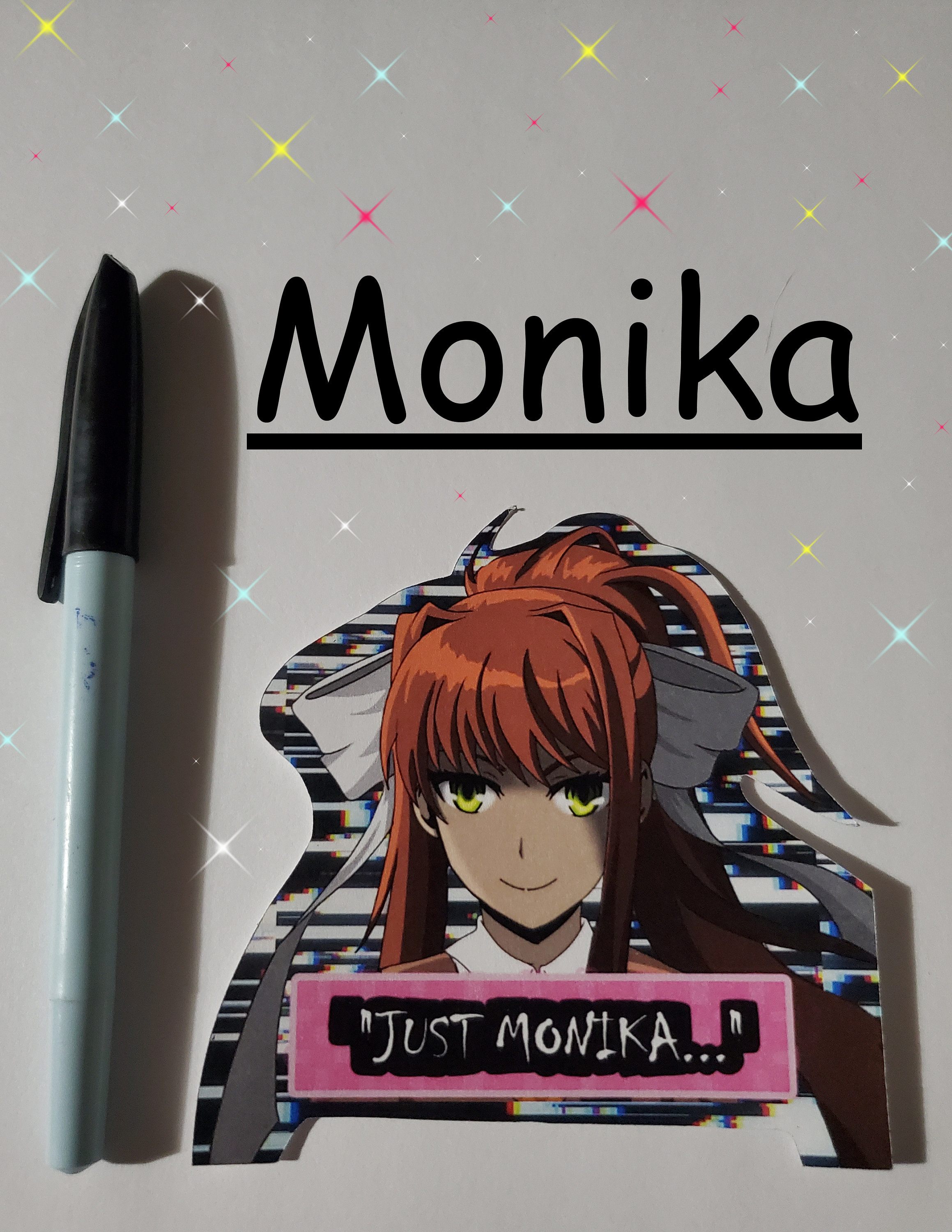 Doki Doki Literature Club Stickers/die Cut/matte - Etsy