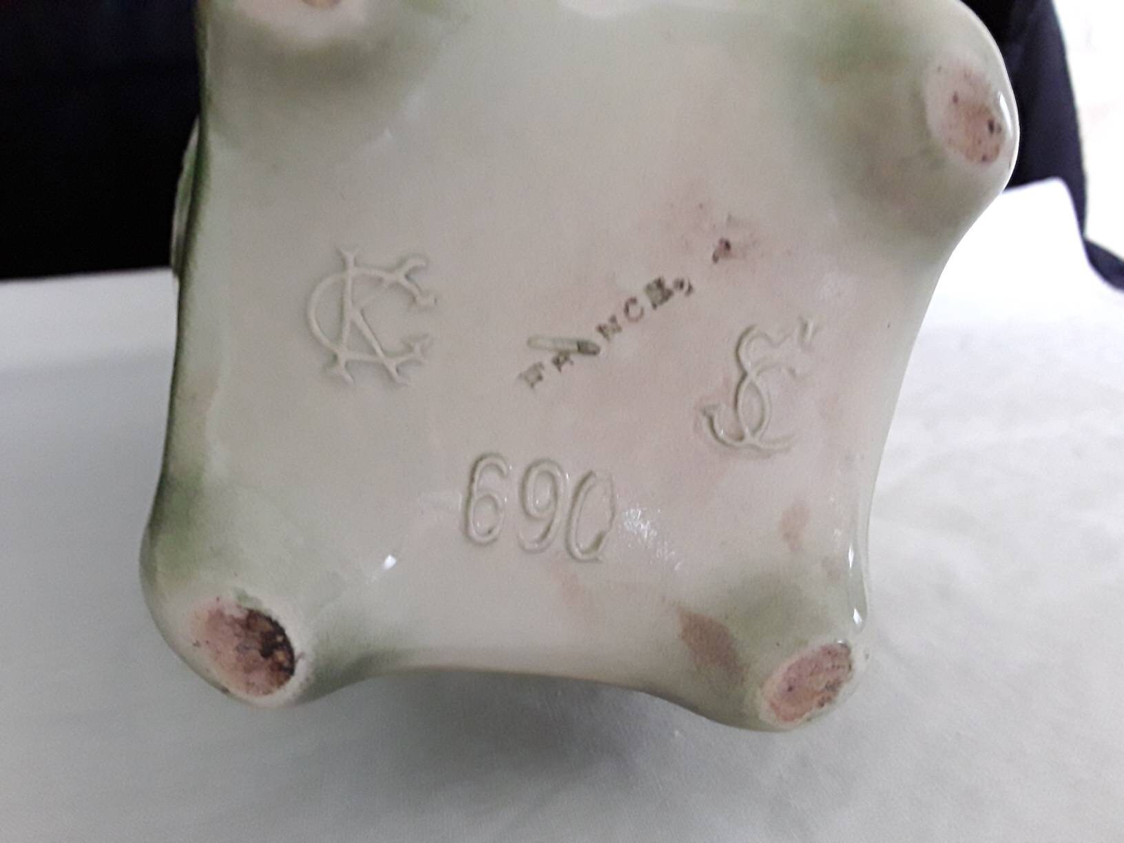 Saint-clément Art Nouveau Slip Planter and Vases - Etsy