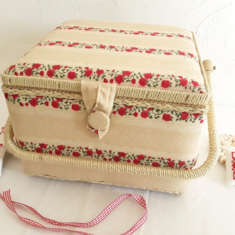 Vintage Sewing Box - Etsy