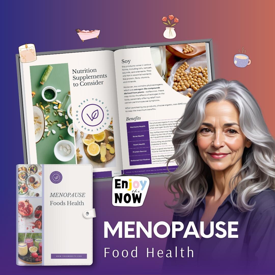 Menopause Food Health Guide-canva Template: Perimenopause - Etsy