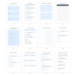Facebook Planner 2024 Printable PDF A4 Size Resellable PLR - Etsy