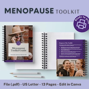 Menopause Toolkit Guide-canva Template: Perimenopause-menopausal - Etsy