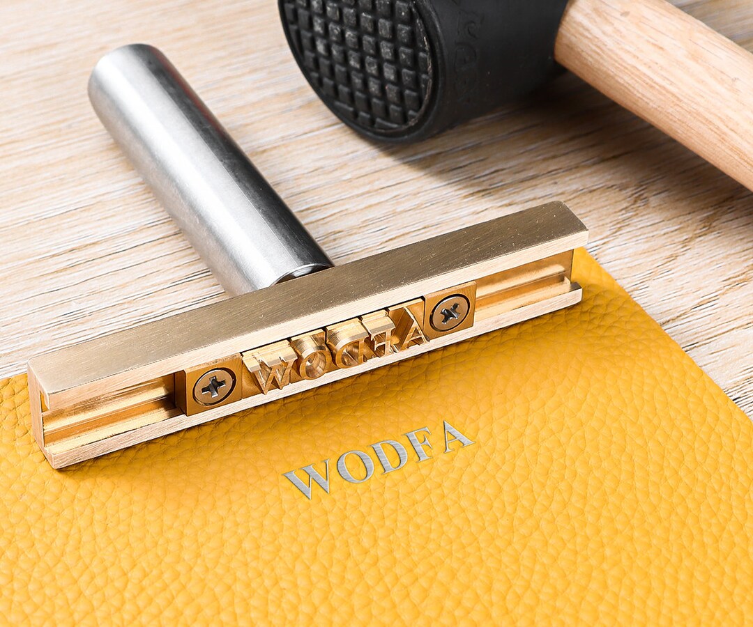 Alphabet Stamp Brass Metal Stamp, Branding Iron Custom, Letter Emboss ...