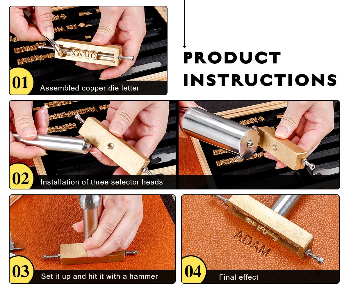 Any Fonts Interchangeable Embossing Custom Letters Alphabet - Etsy