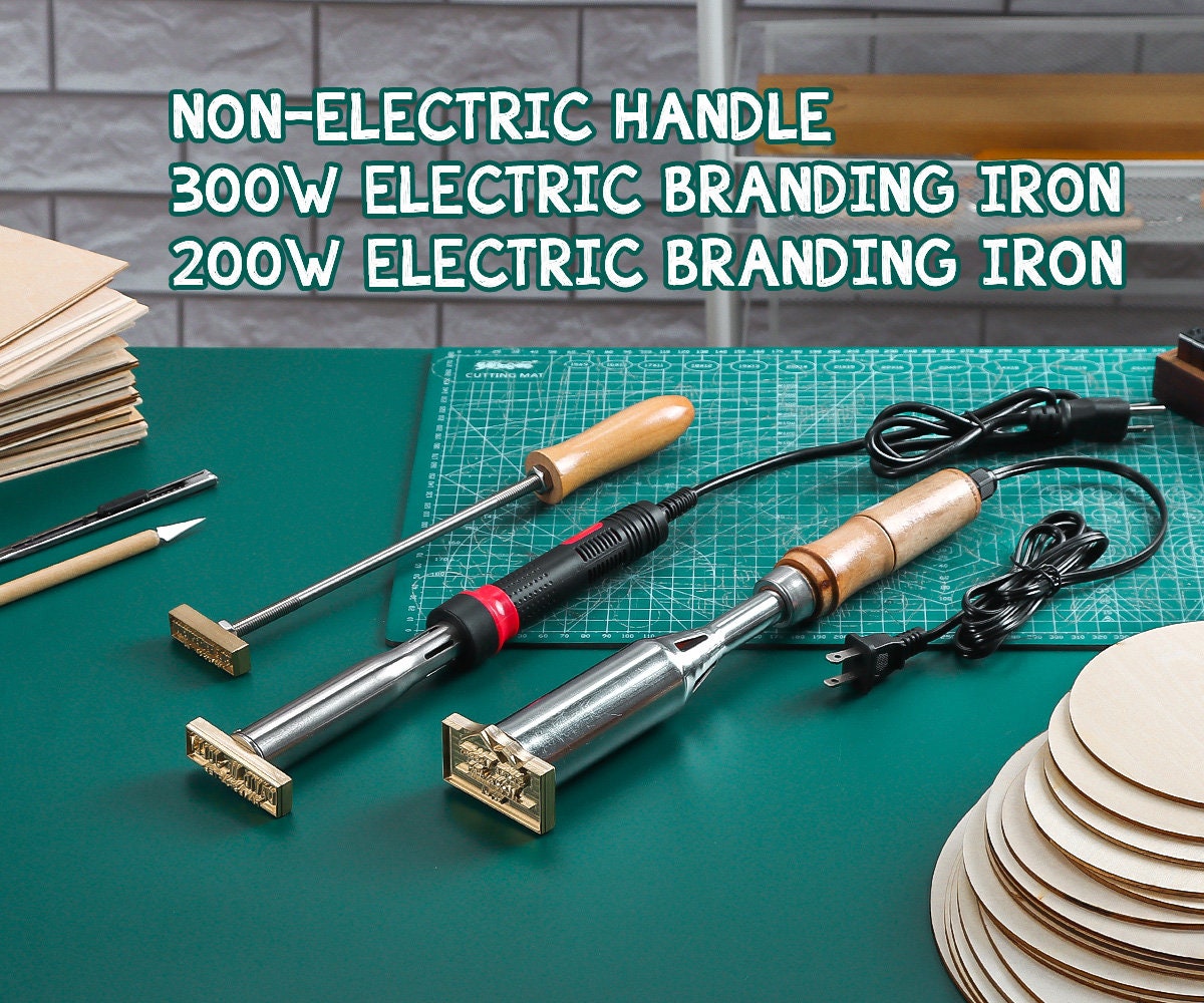 Burning Logo Stamp, Wood Burning Stamp, Branding Iron on Wood ...