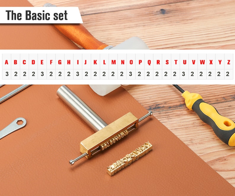 Custom Leather Stamp Letters 26 Alphabet Stamp Branding Iron - Etsy