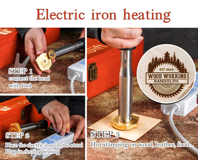 Custom Wood Burning Stamp / Custom Electric Branding Iron / Christmas ...