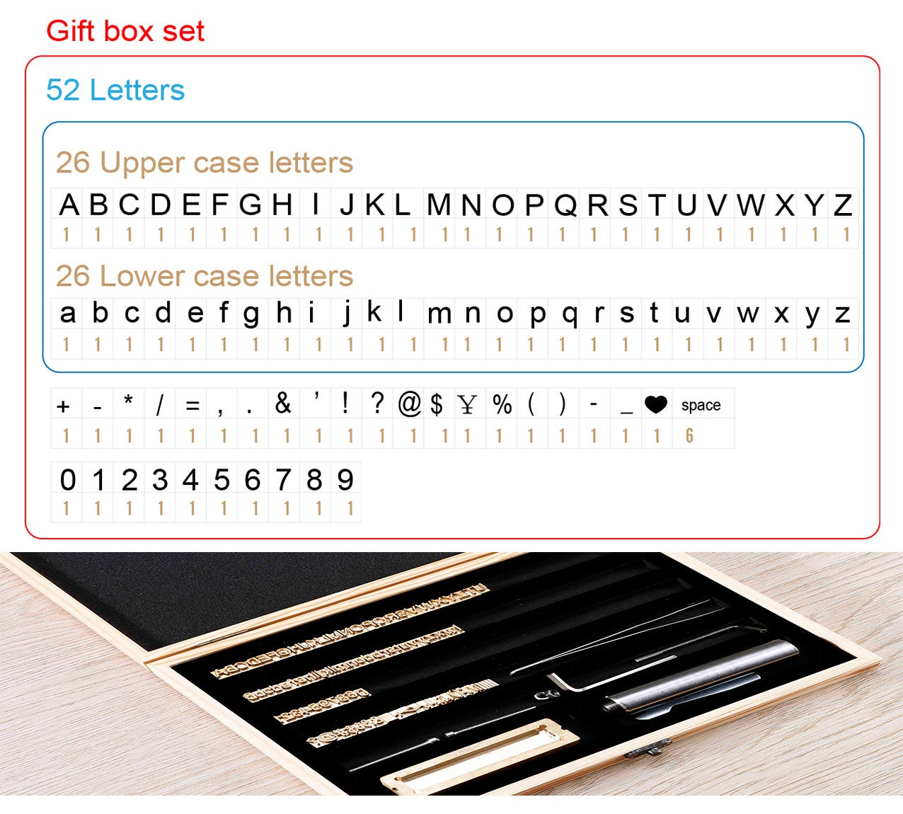 Interchangeable Wood Brand Iron Heat Emboss Letter /custom - Etsy