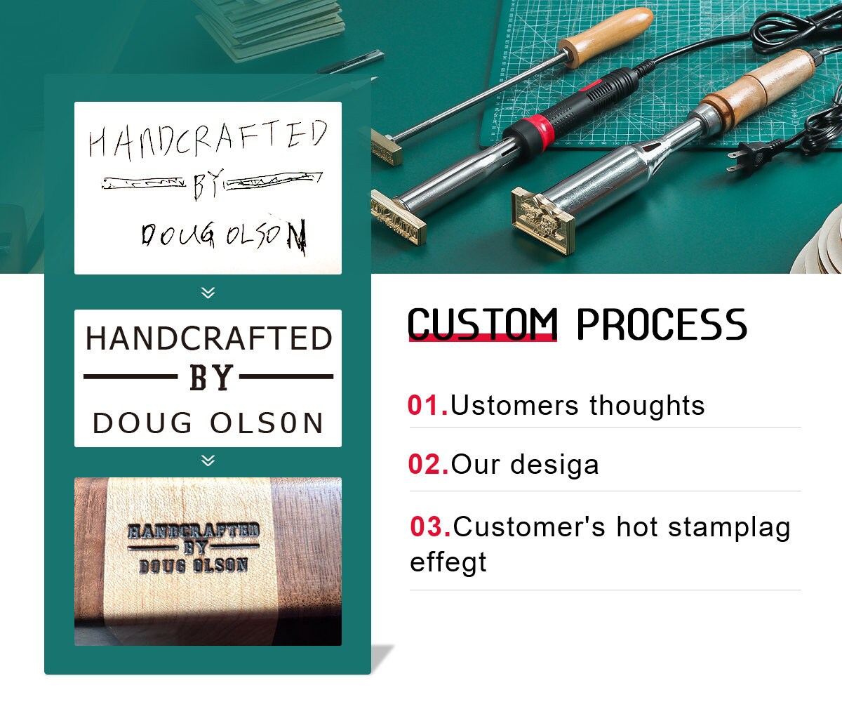 Burning Logo Stamp, Wood Burning Stamp, Branding Iron on Wood ...