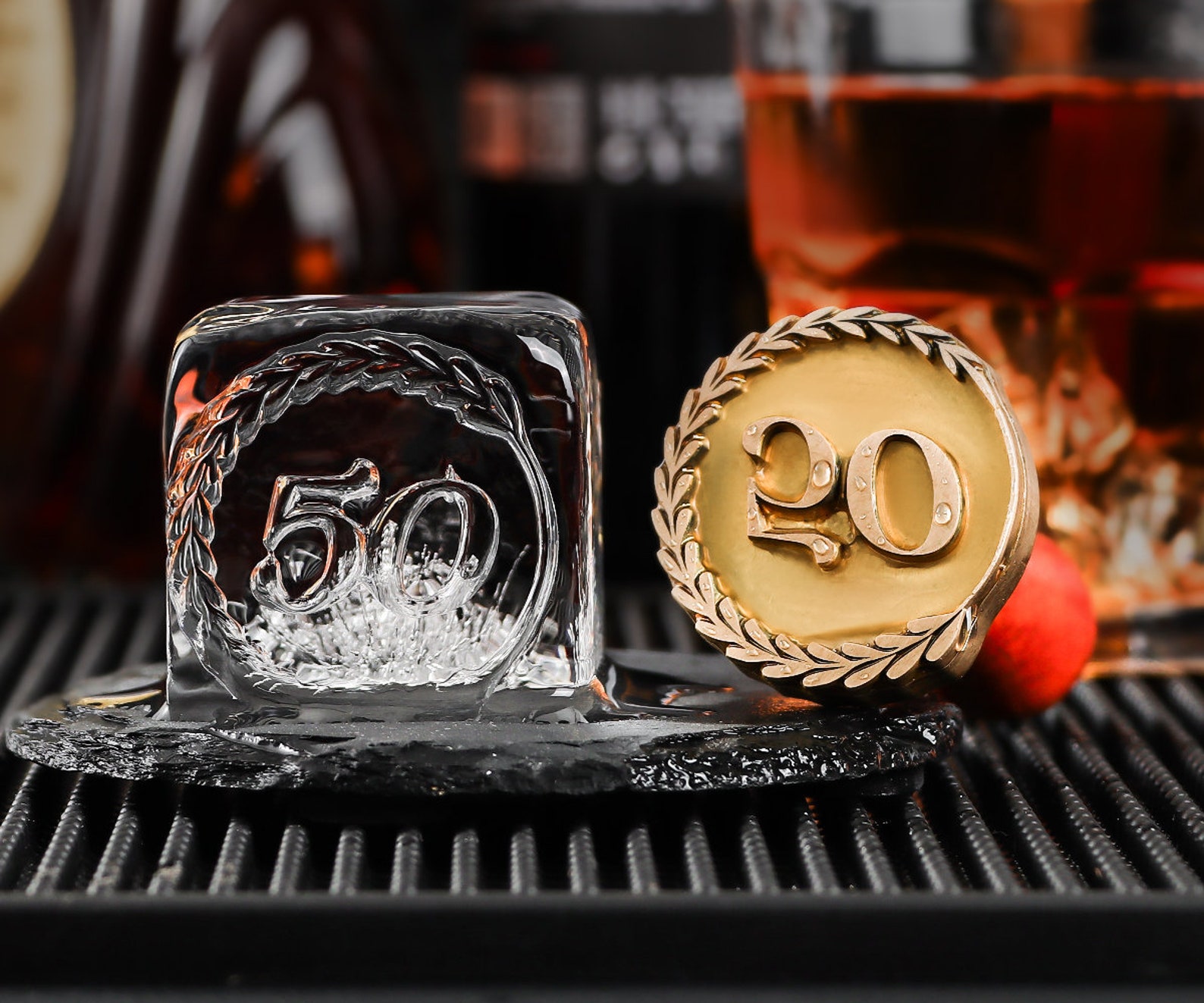 Personalized Ice Cubes Branding Stamp / Ice Cube Stamp / Ice Stamp for ...