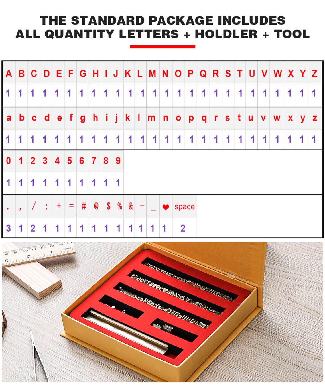Customize Letter Soldering Iron, Heat Emboss With Letter T-slot Holder ...