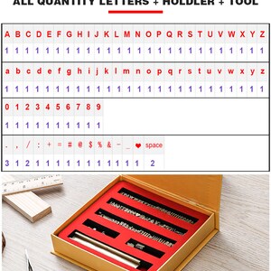 Custom Leather Alphabet Stamping, Custom Logo Gift Brass Letter Stamp ...