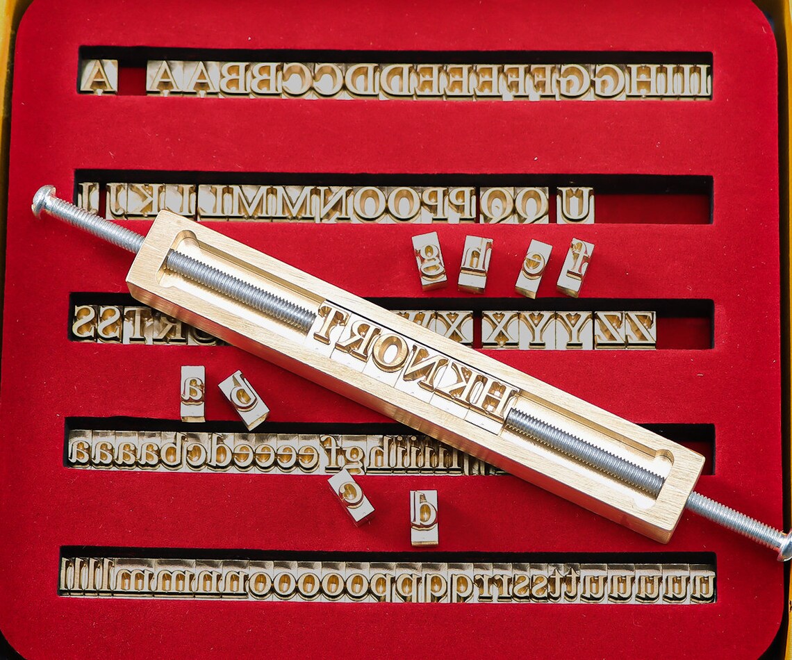 26 Letters Alphabet Interchangeable, Custom Leather Stamp 26 Alphabet ...