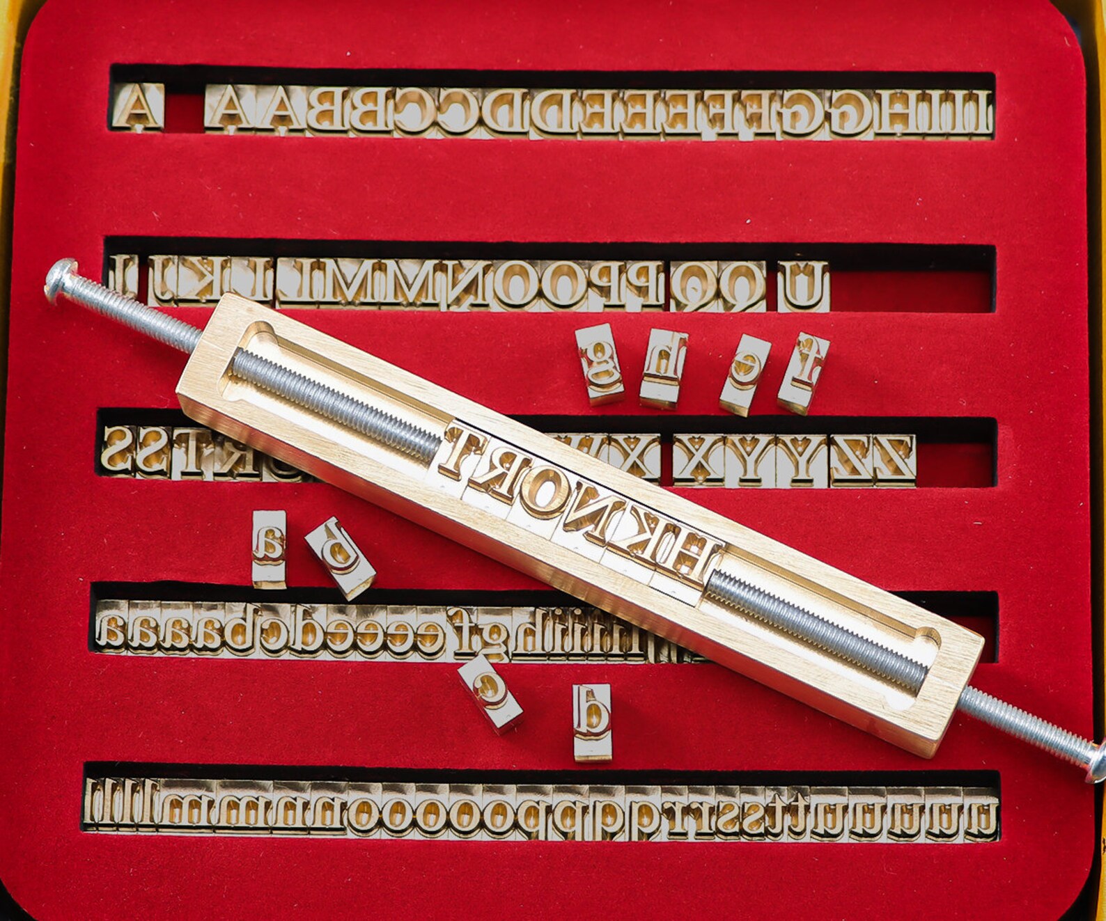 26 Letters Alphabet Interchangeable, Custom Leather Stamp 26 Alphabet ...