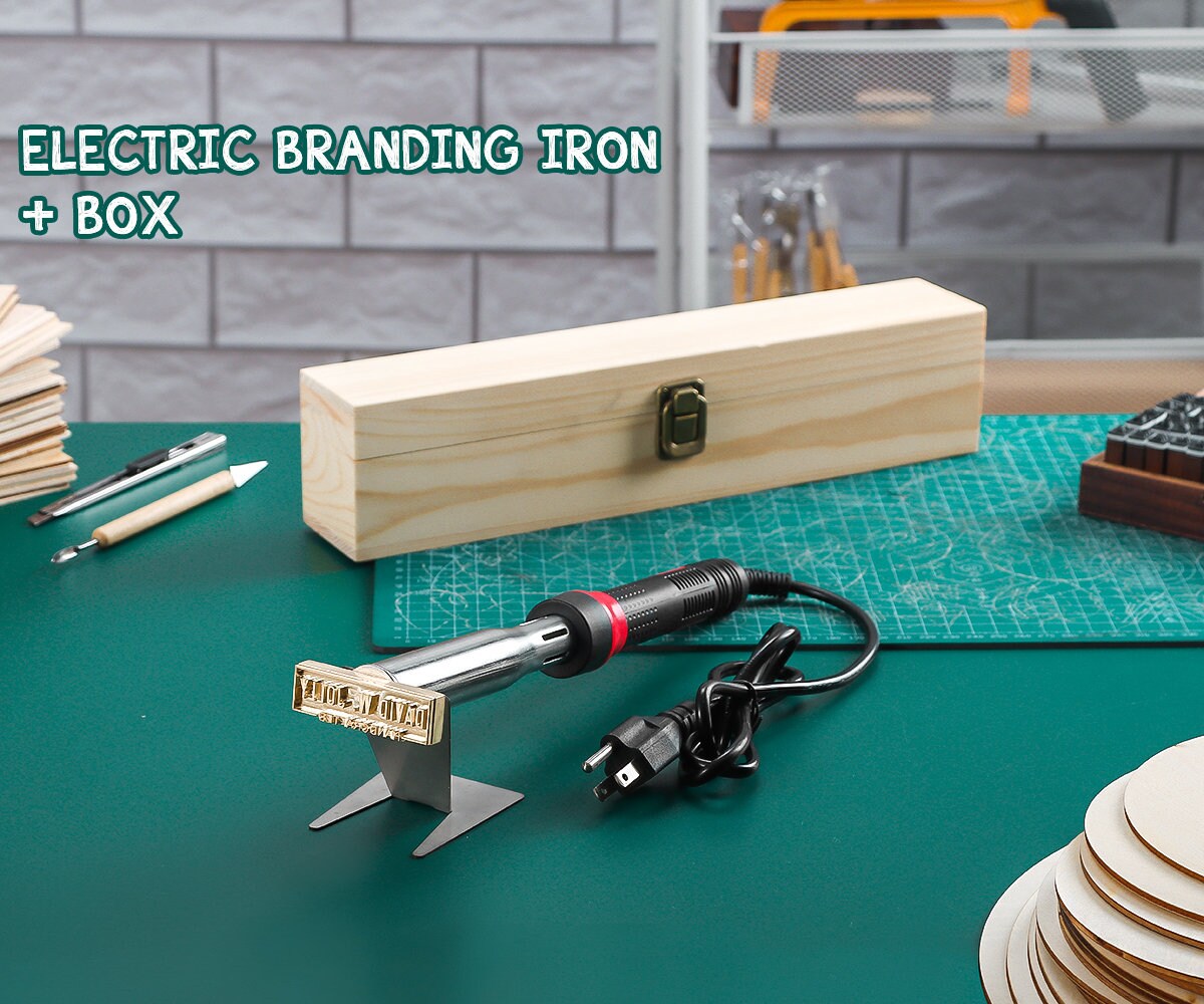 Burning Logo Stamp, Wood Burning Stamp, Branding Iron on Wood ...