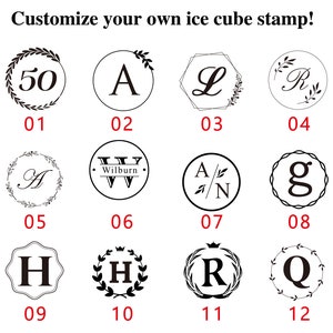 Personalized Ice Cubes Branding Stamp / Ice Cube Stamp / Ice Stamp for ...