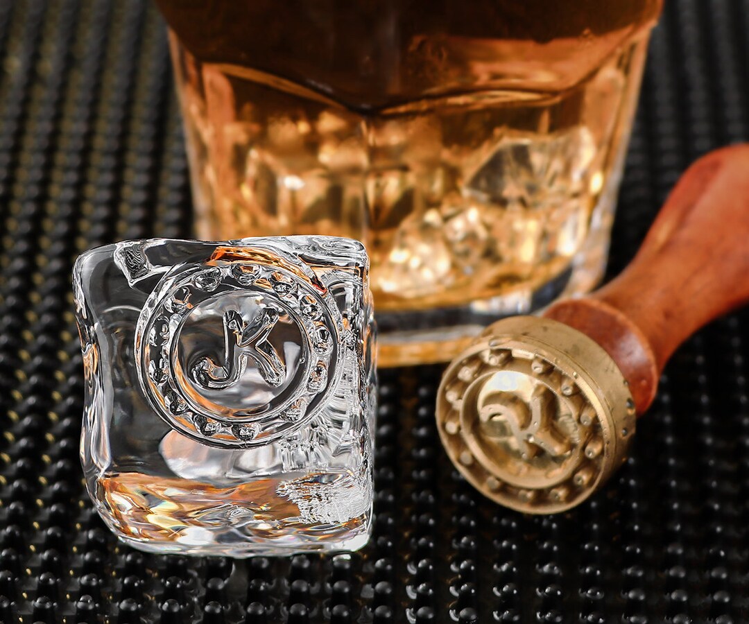 Custom Ice Cube Stamp in Brass, Ice Stamp for Bar, Bar Stamp Custom ...