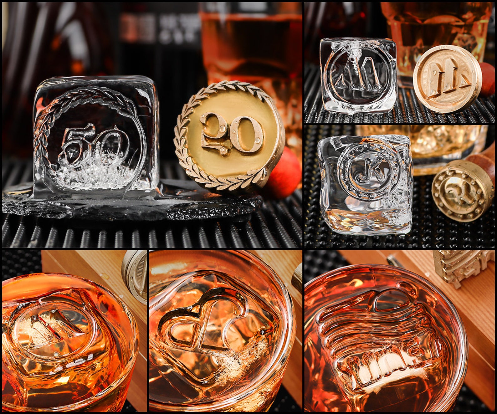 Personalized Ice Cubes Branding Stamp / Ice Cube Stamp / Ice Stamp for ...