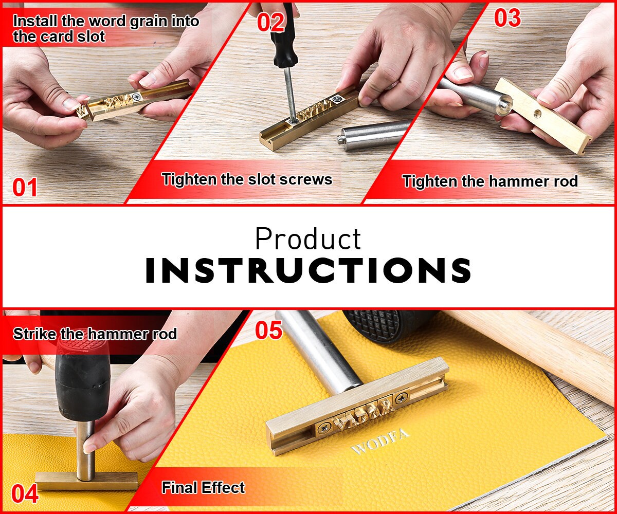 26 Alphabet Stamp Brass Metal Stamp, Alphabet Interchangeable Char ...