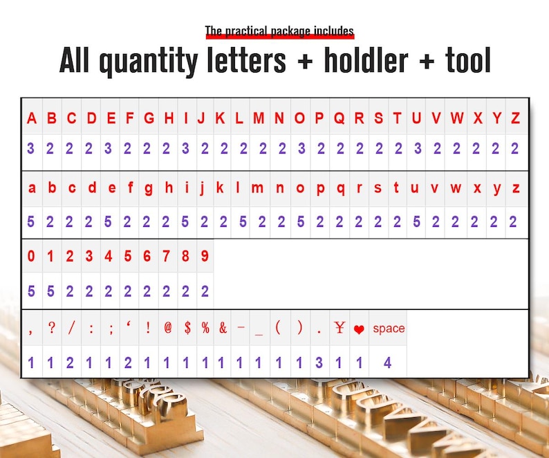 Custom Leather Alphabet Stamp, 26 Letters, Embossing Tool - Etsy