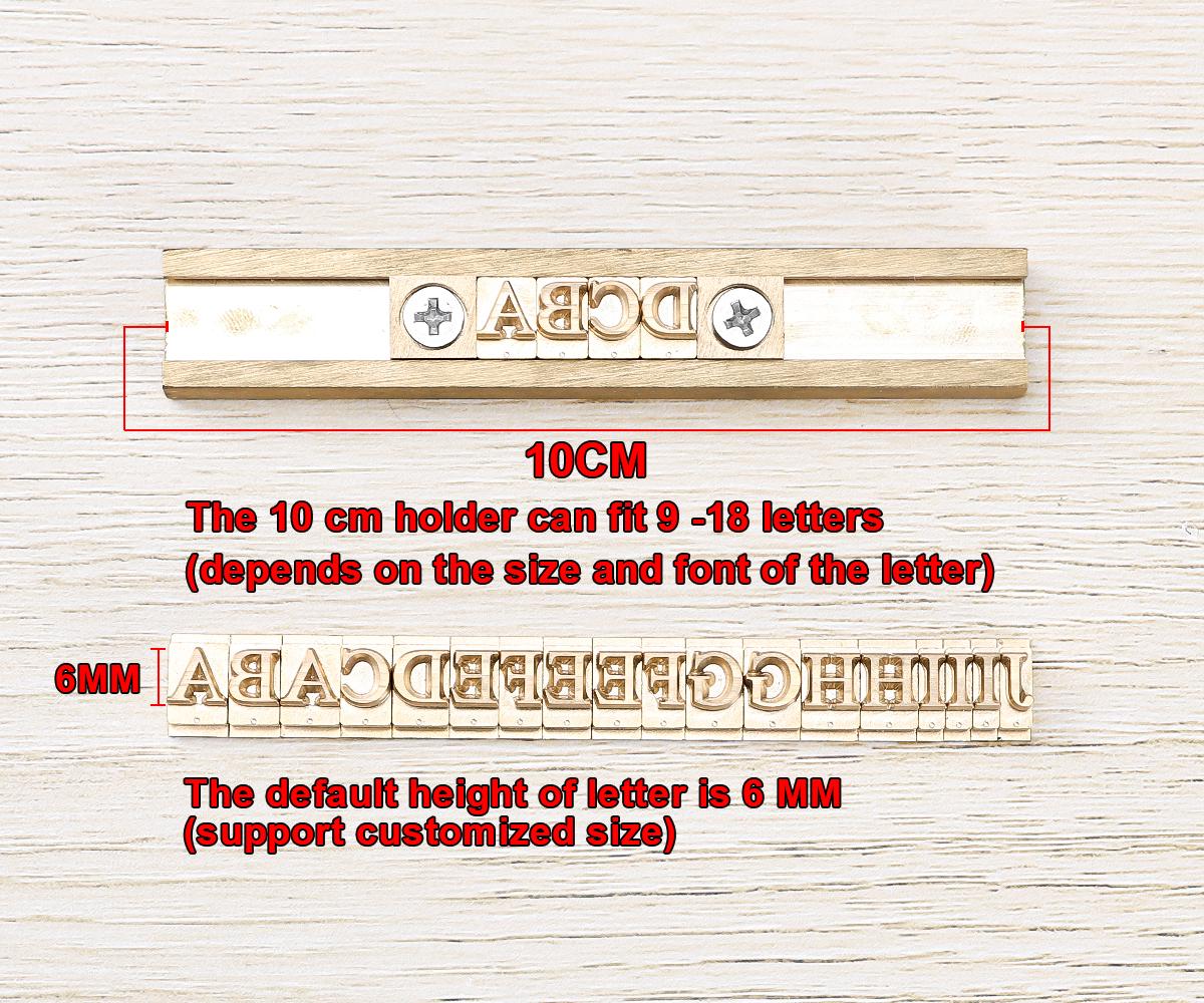 Leather Stamp Set Alphabet, Custom Embosser Leather Stamp, Custom ...