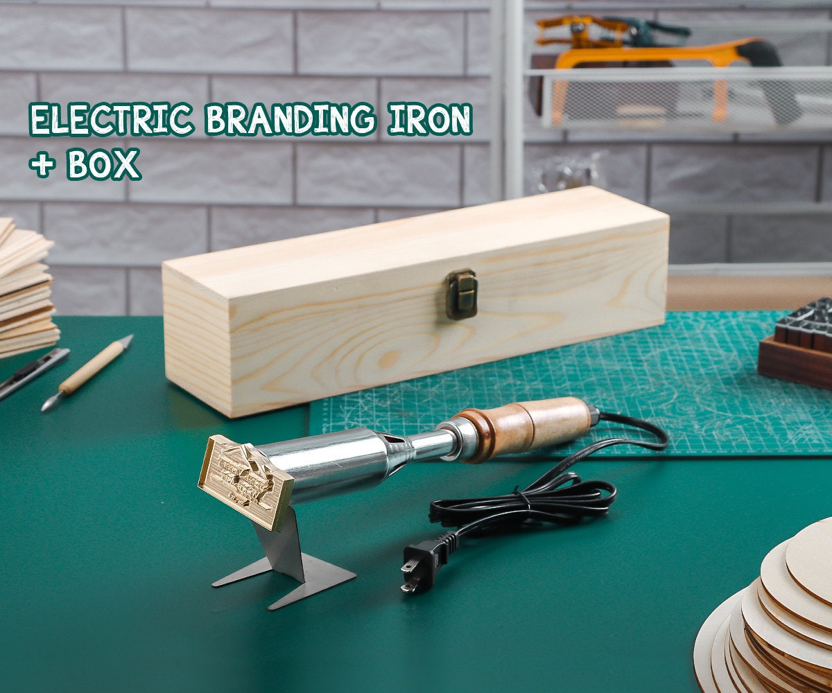 Burning Logo Stamp, Wood Burning Stamp, Branding Iron on Wood ...