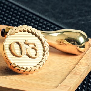 Metal Embossing Stamp / Ice Cube Stamp / Cocktail Ice Ball - Etsy