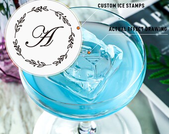 Custom Logo Ice Cube Stamp - Etsy