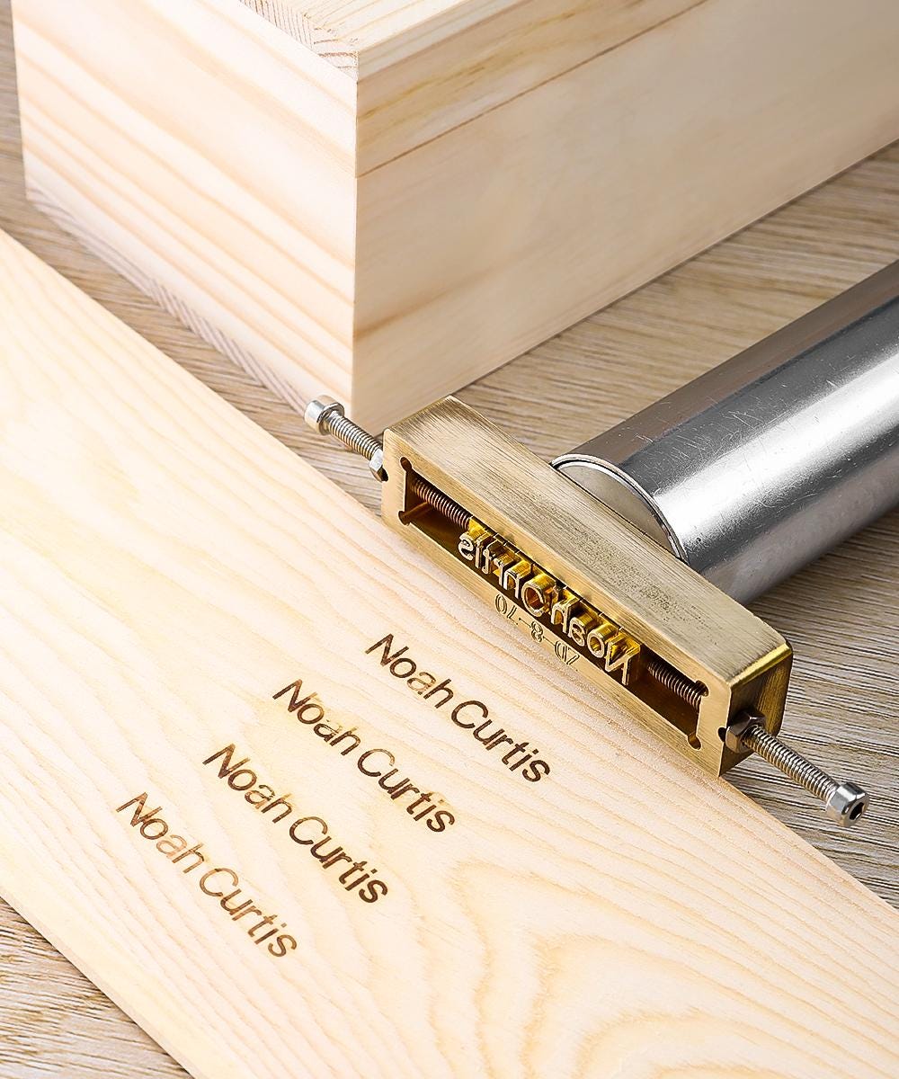 Interchangeable Alphabet Stamp Branding Iron, Wood & Leather Embossing ...