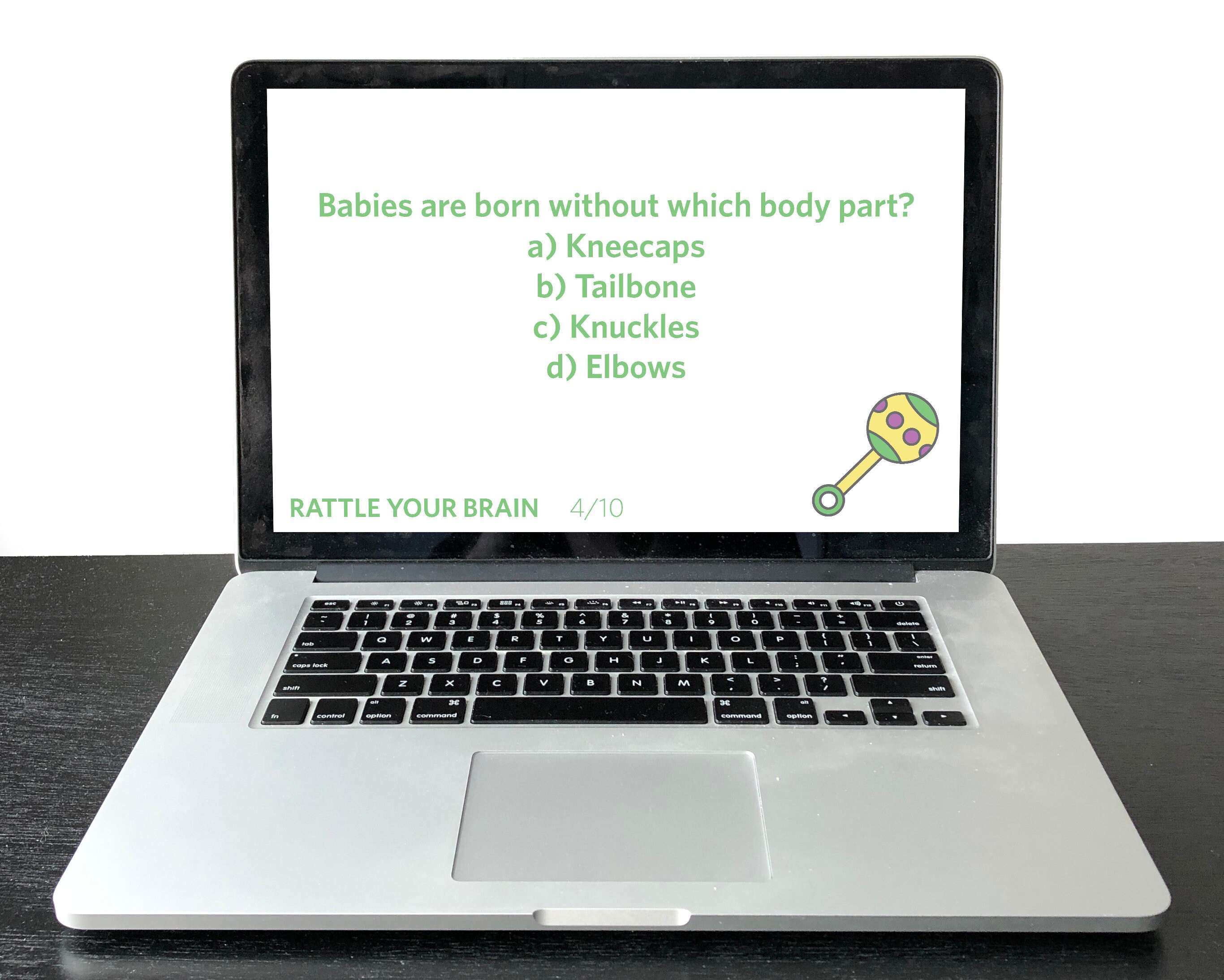 Virtual Baby Shower Game for New Mom, Rattle Your Brain Trivia, Baby ...