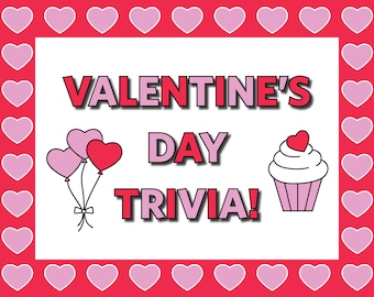 Virtual Valentine's Day Game Party Game Games for - Etsy